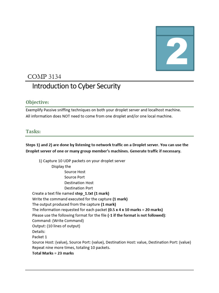 Assignment 2 | PDF | Port (Computer Networking) | Computing