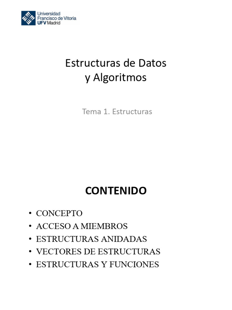 Tema 1. Estructuras - V3-21 | PDF | Puntero (Programación de computadora) | Ingeniería de software