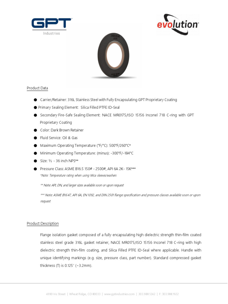 04 EVOLUTION - Product - Data - Sheet-06.24 | PDF