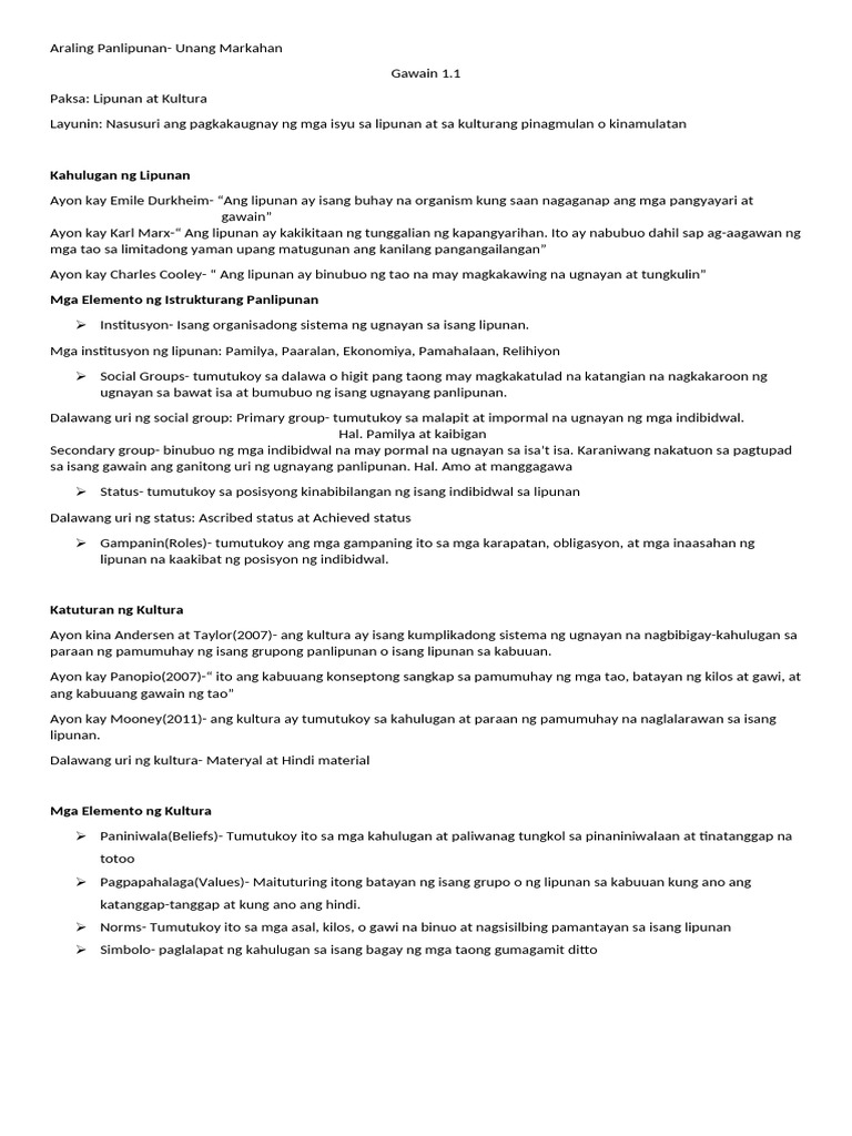 Ap 10 Activity Sheets 1st Grading Pdf