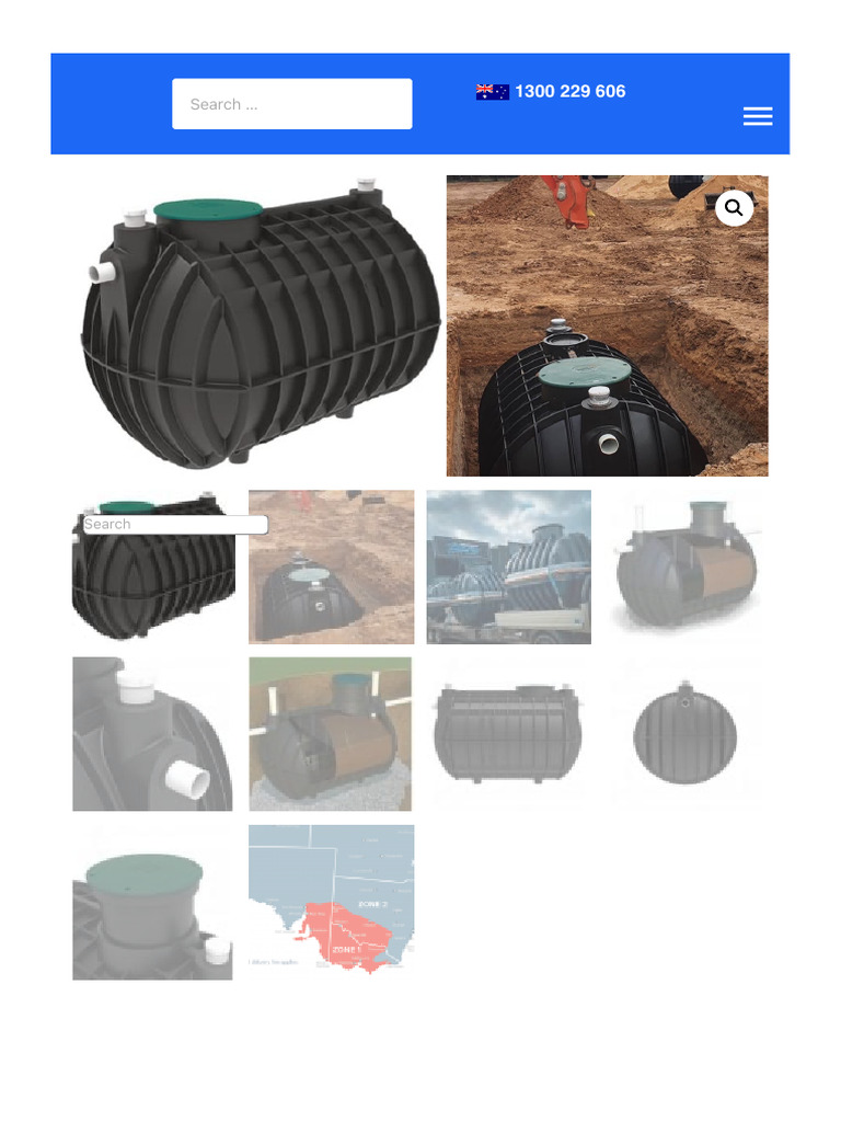 3100 Litre Polymaster Septic Tank - Water Tanks Melbourne - ASC Water ...