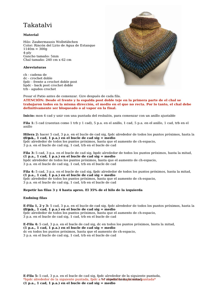 Chal Cuello | PDF | Tejer | Scoutcraft