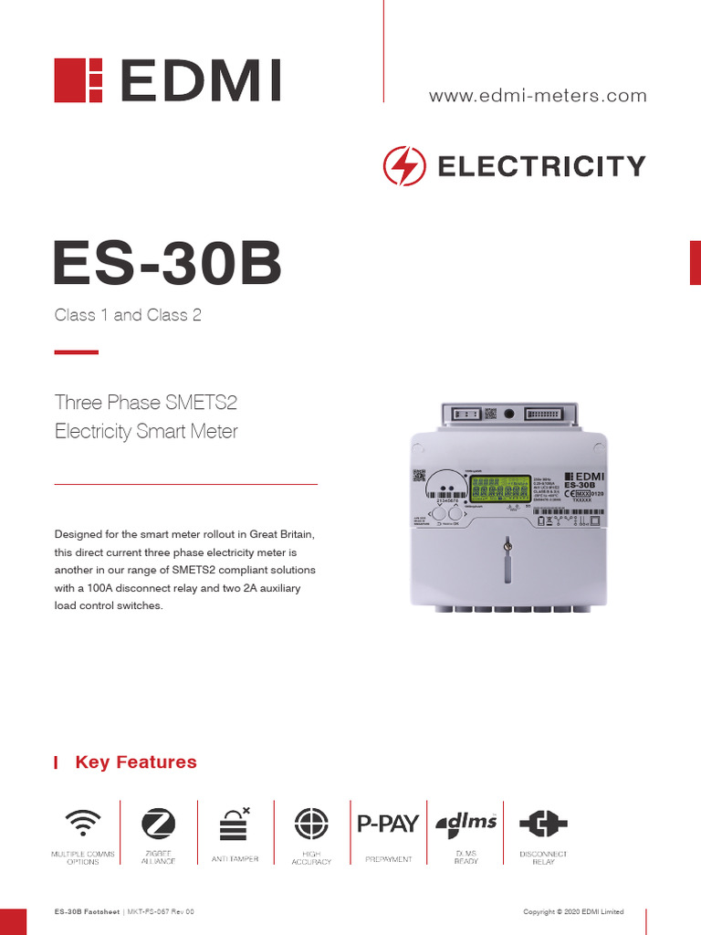 ES 30B Factsheet English | PDF