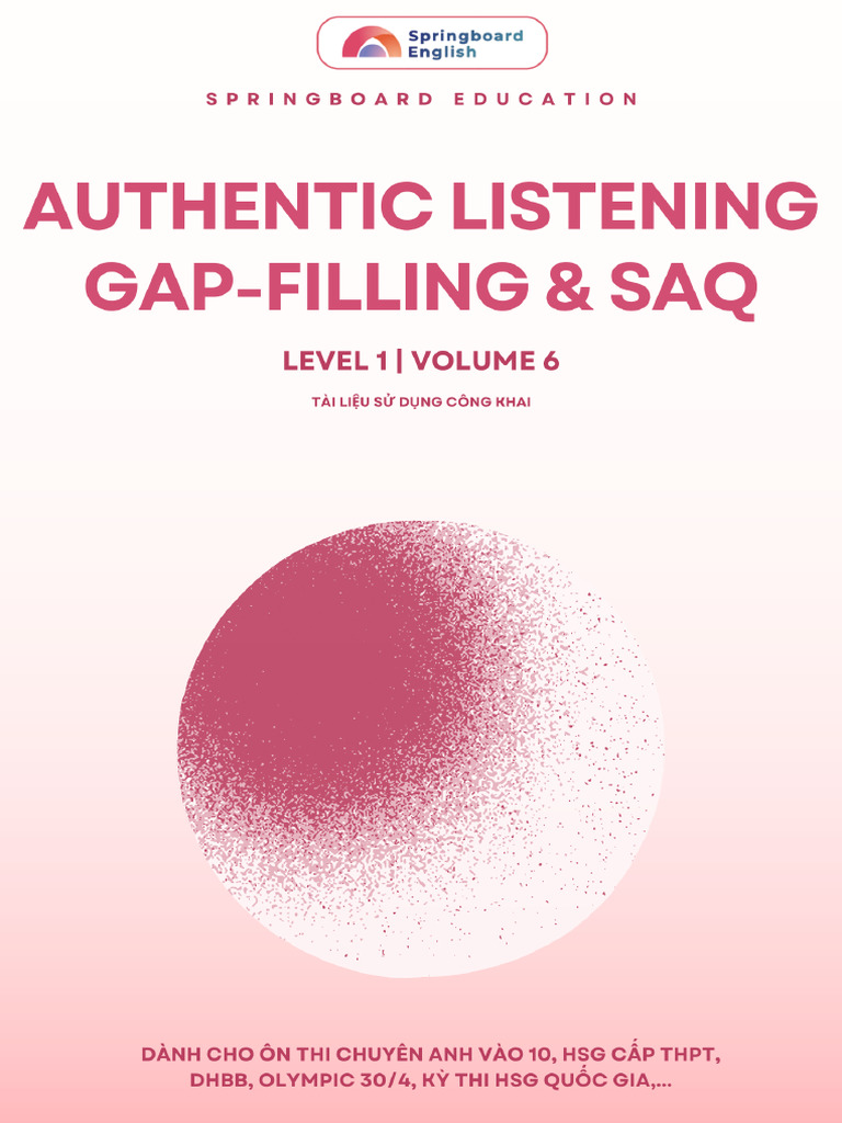 Authentic Listening - Vol 6 - Level 1 | PDF