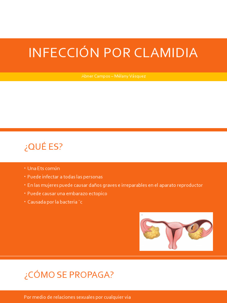 Infección Por Clamidia | PDF