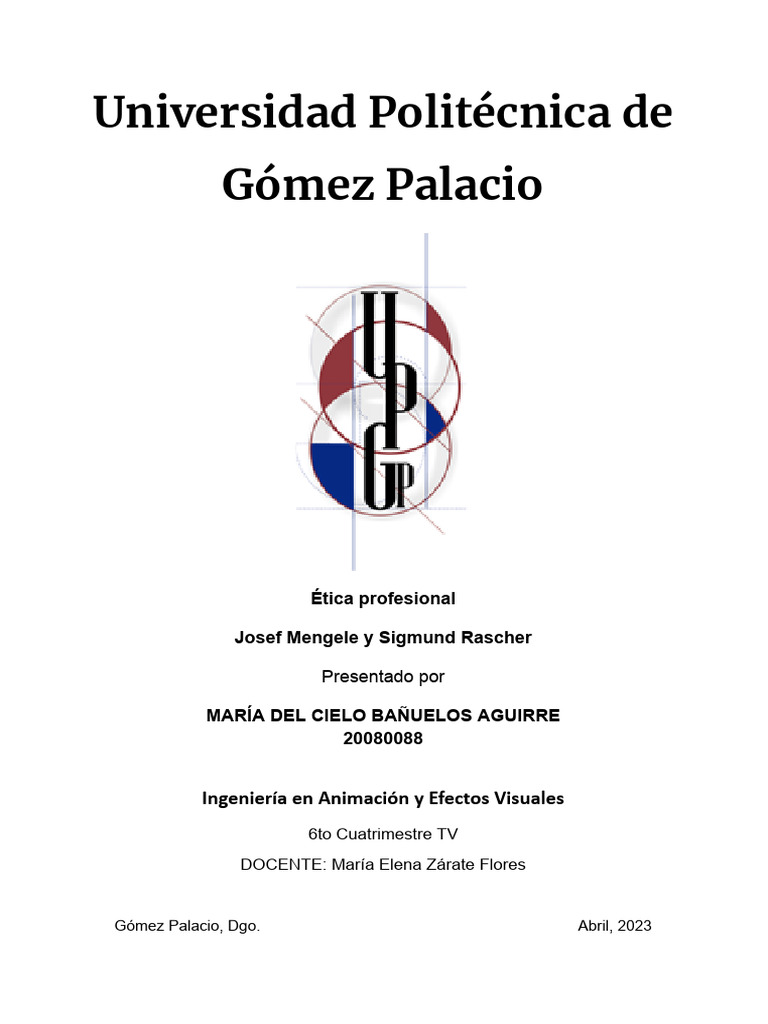 Ensayo Josef y Sigmund MCBA 6TV IAEV | PDF