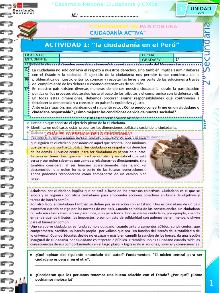 1° DPCC -ACTV.01-UND.7 2023 | PDF