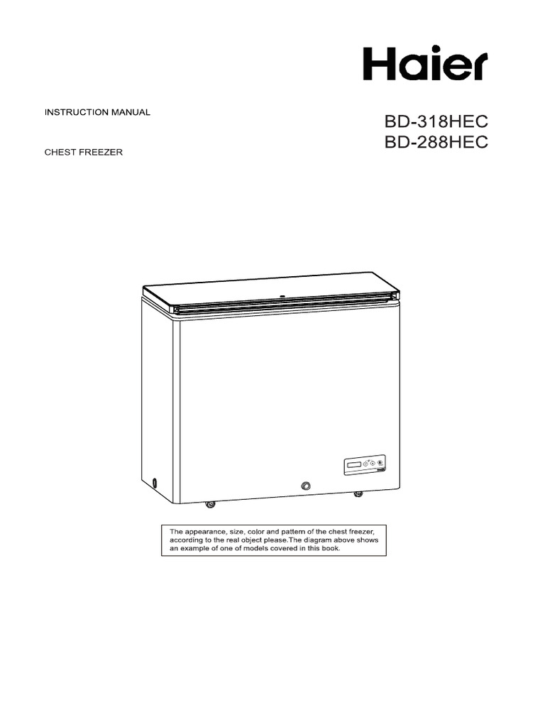 Manual Freezer Heire | PDF