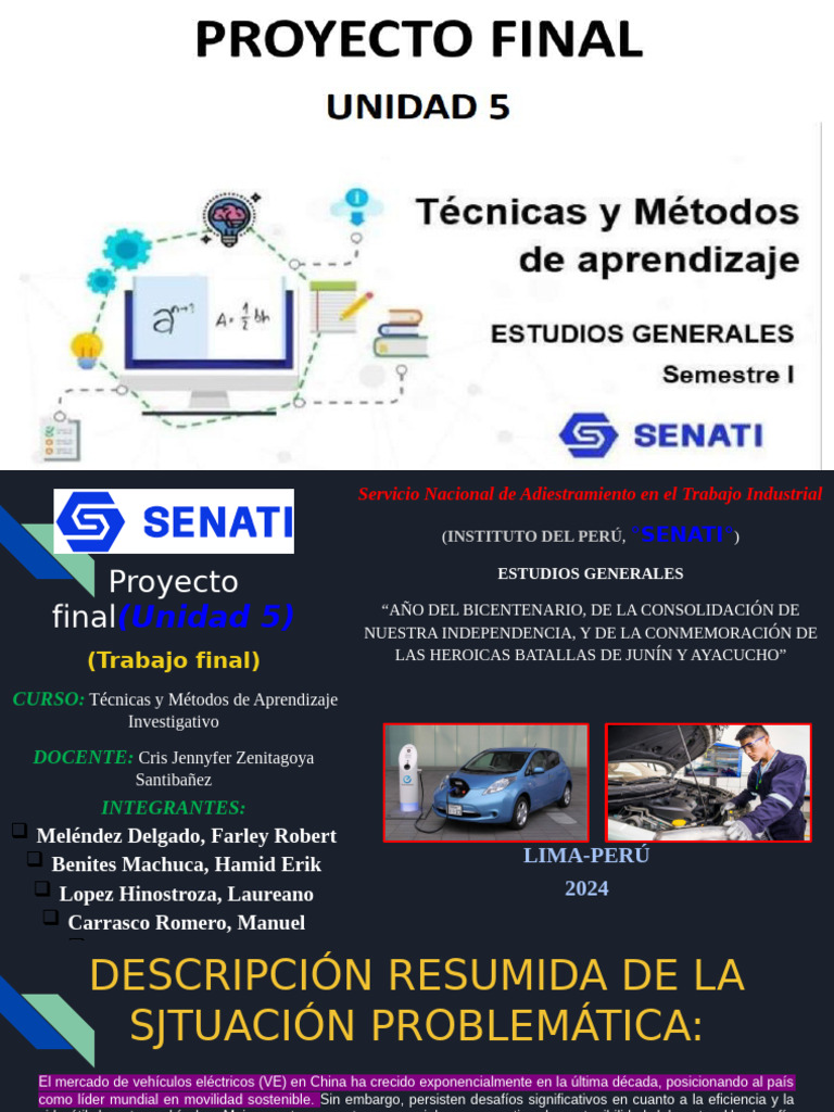 Presentación Final de Técnicas y Métodos de Aprendizaje Investigativo | PDF