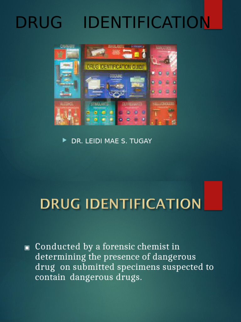 7 Drug Identification | PDF