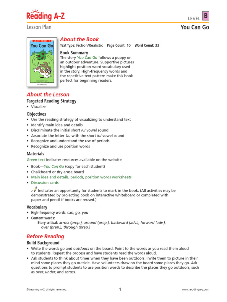 Directional Lesson Planyoucango - LP | PDF