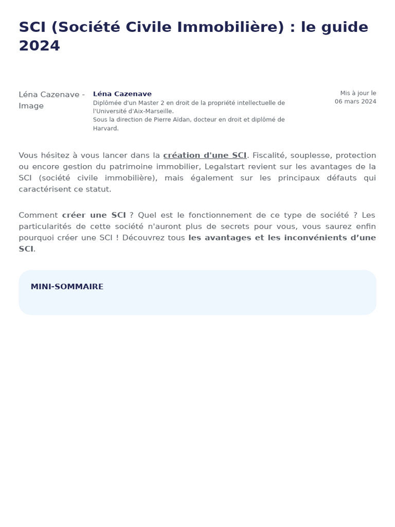 Avantages Sci 1 | PDF