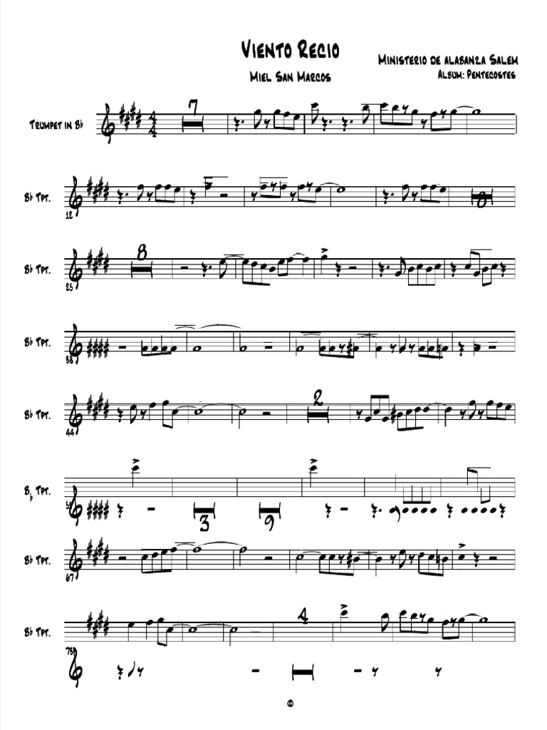 PDF Viento Recio Trompeta BB - Compress | PDF