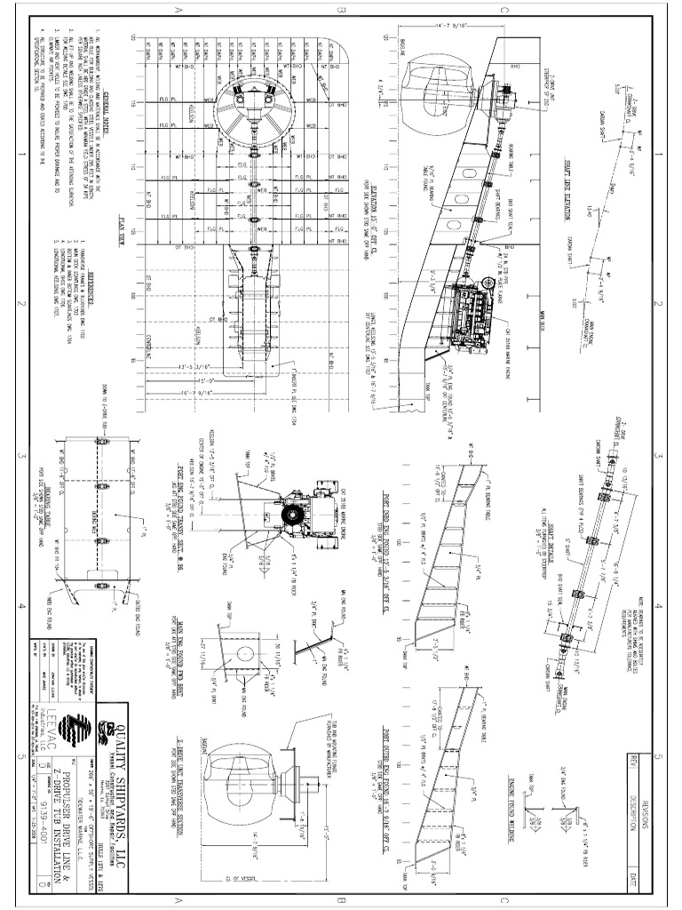 Propulsar Drive Line & Z-Drive Tub Installation | PDF