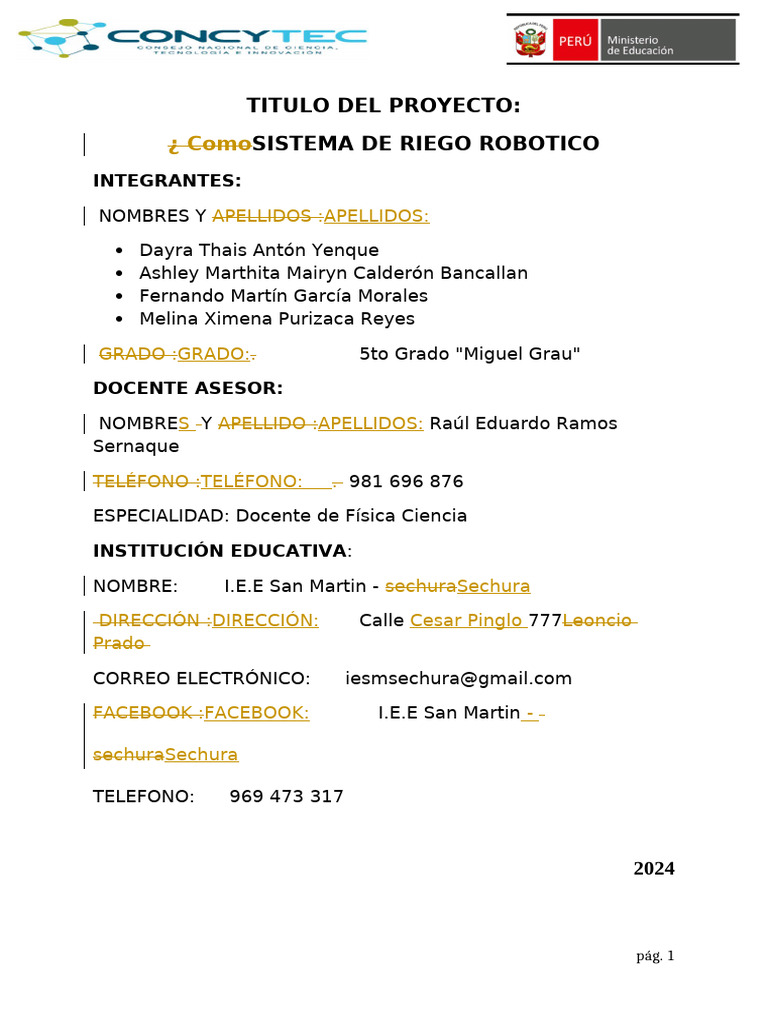 Proyecto Cta | PDF