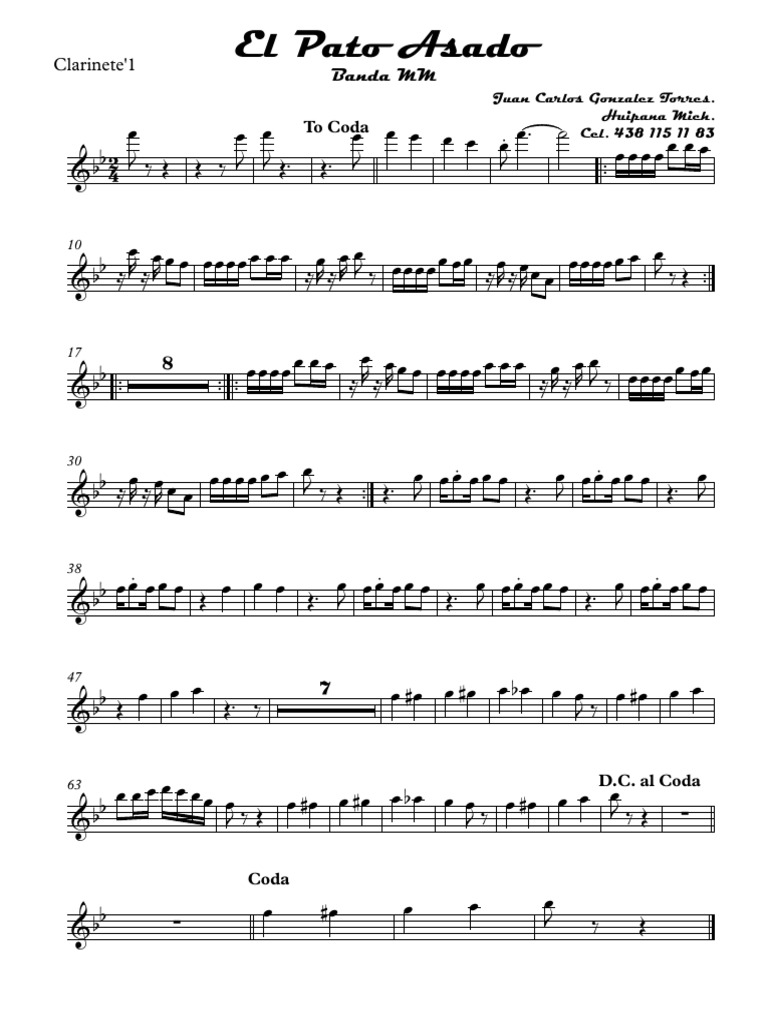 El Pato Asado - MM | PDF