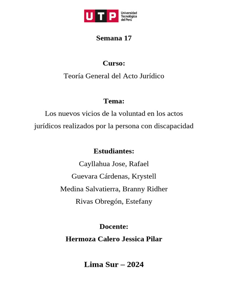 Tarea Semana 17 TGdAJ | PDF