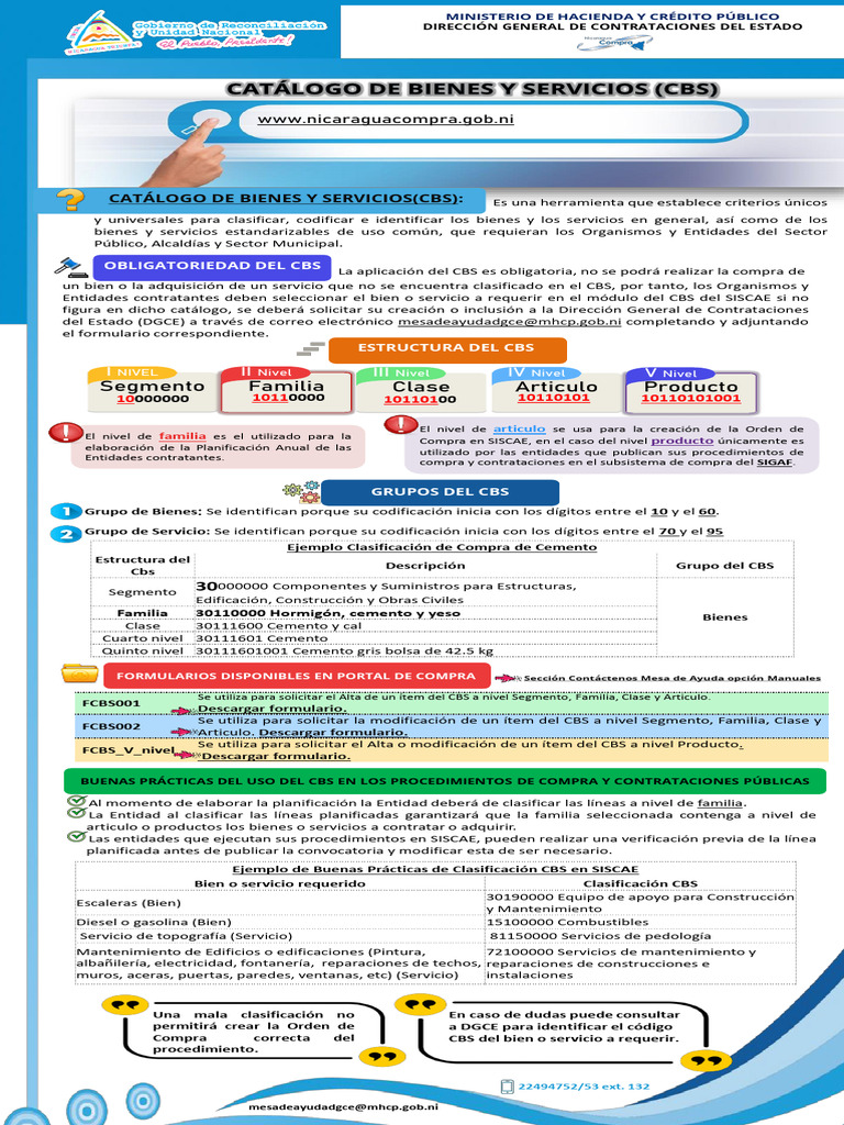 Catalogo de Bienes y Servicios | PDF