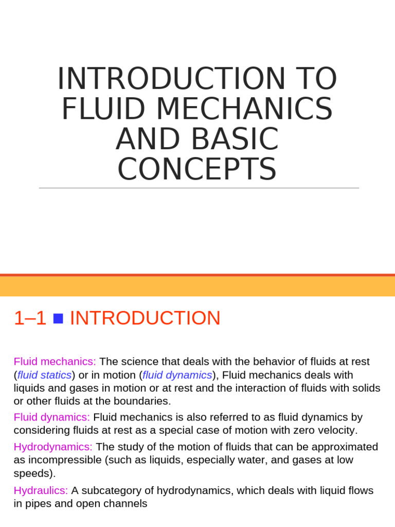 Fluid Mechanics | PDF