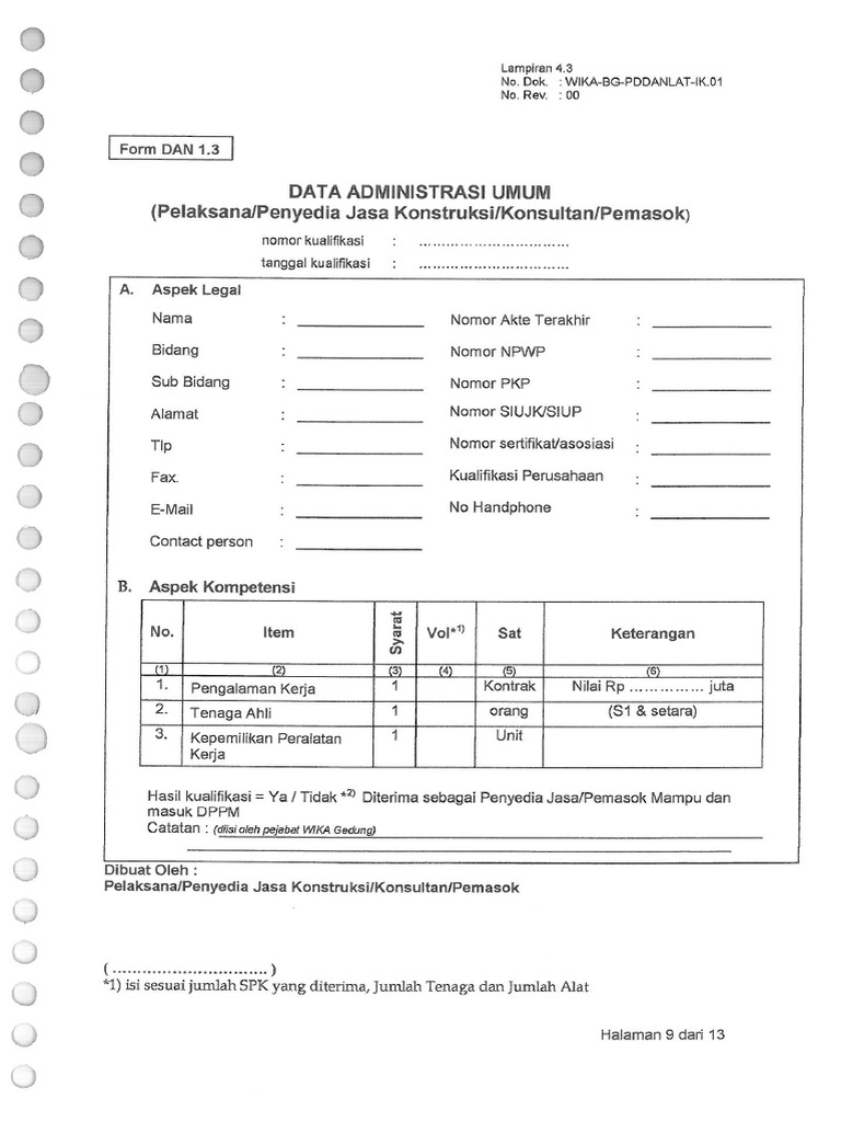 Data Administrasi | PDF