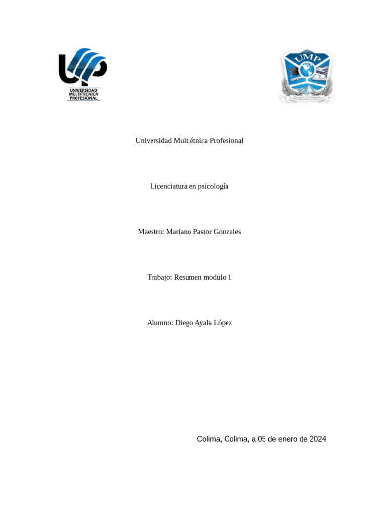 RESUMEN Modulo 1 | PDF