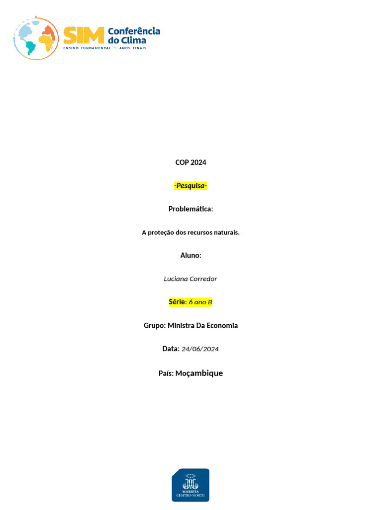 Cop 2024 Final | PDF