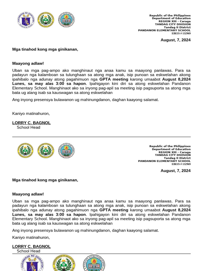 Gpta Meeting November 2023 | PDF