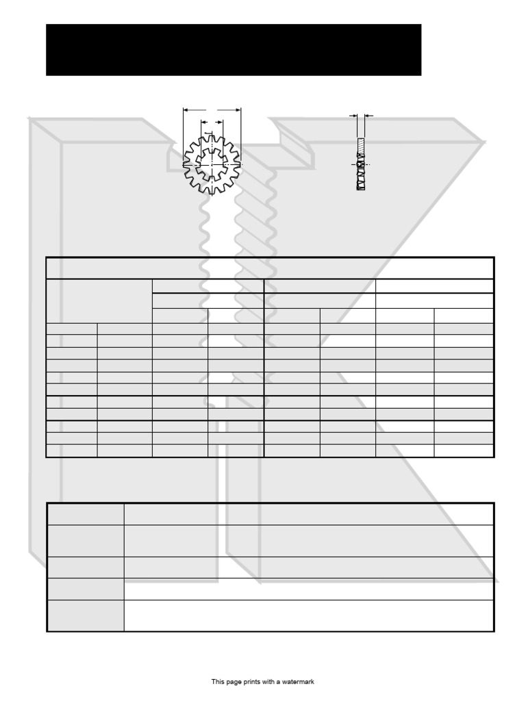 ASME B18.21.1-1999 Washers-LockExternalInternal | PDF