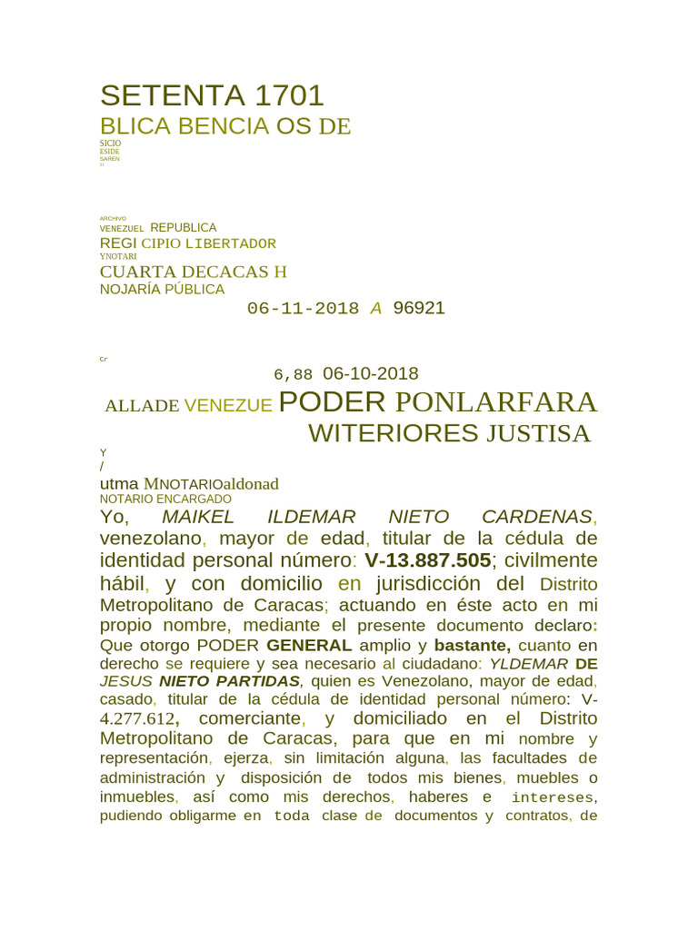 Anexo Poder Maikol | PDF