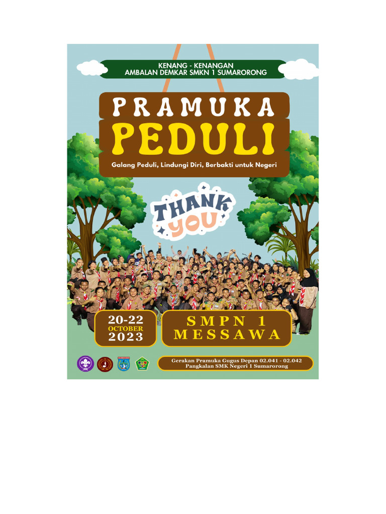 Kenang Kenangan Pramuka Peduli | PDF