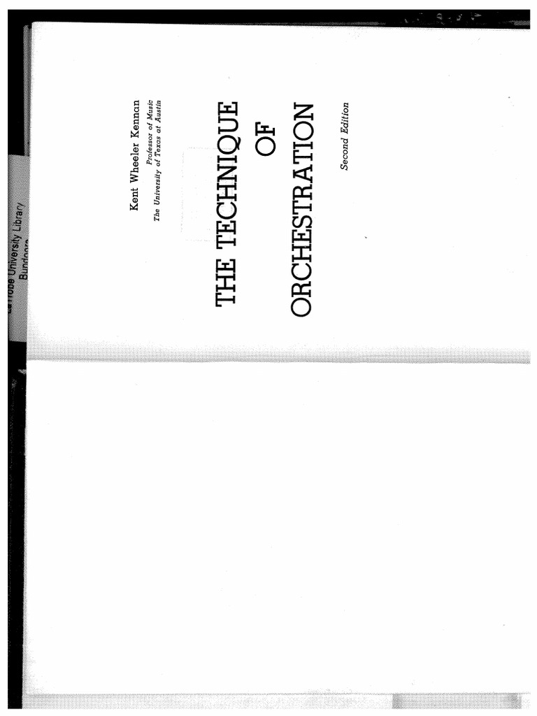 The Technique Of Orchestration Pdf