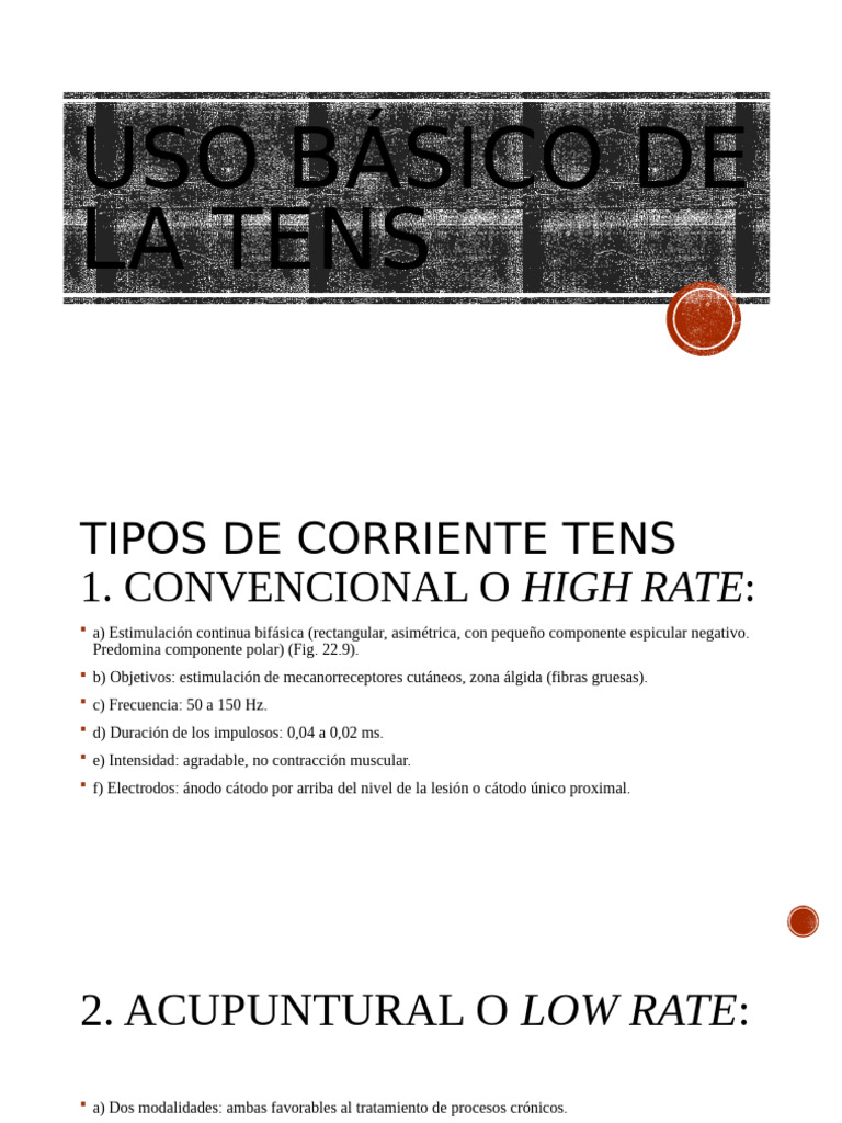 Uso Básico de La Tens | PDF