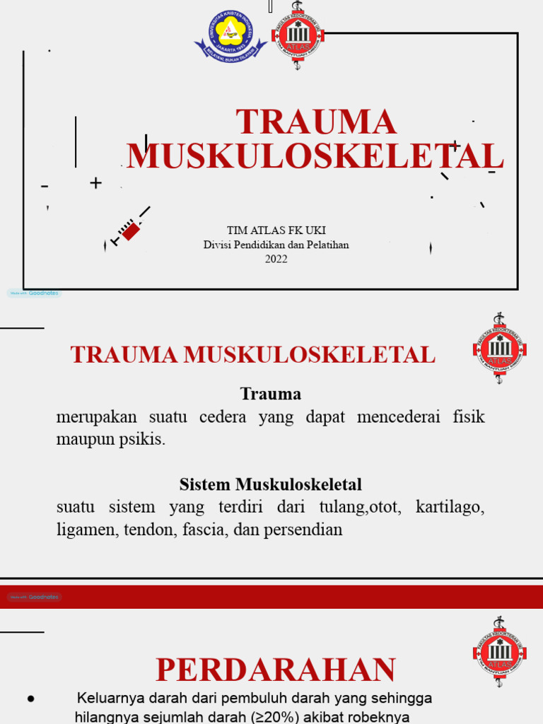 Trauma Muskuloskeletal - Dikdas 5 | PDF