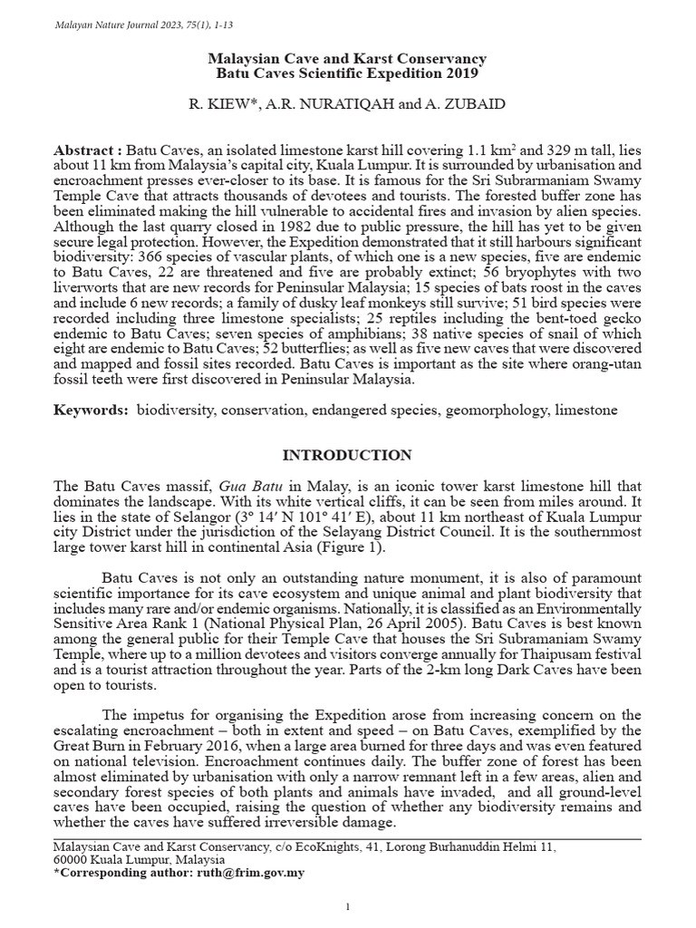 1.Kiew-Introductory-compressed - Batu Caves Research - 11apr2024 | PDF