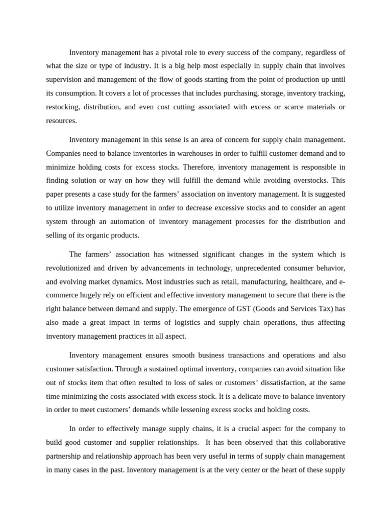 Midterm Assignment - BU1263 | PDF