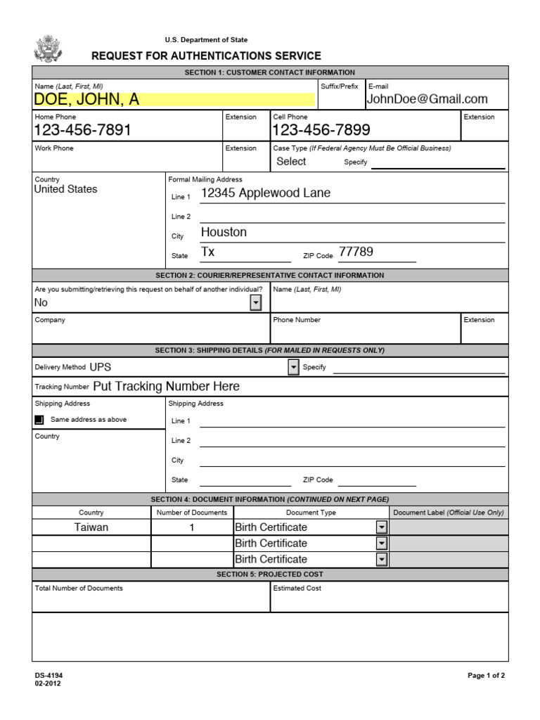 DS 4194 Example | PDF