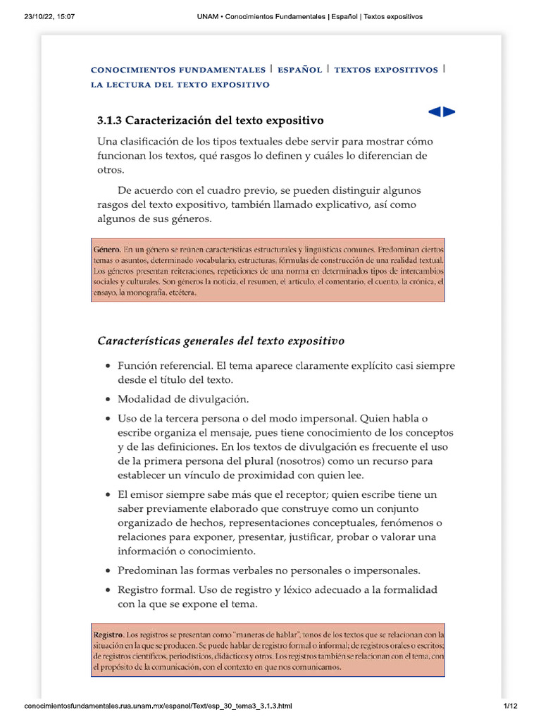 Texto Expositivo Ejemplo | PDF