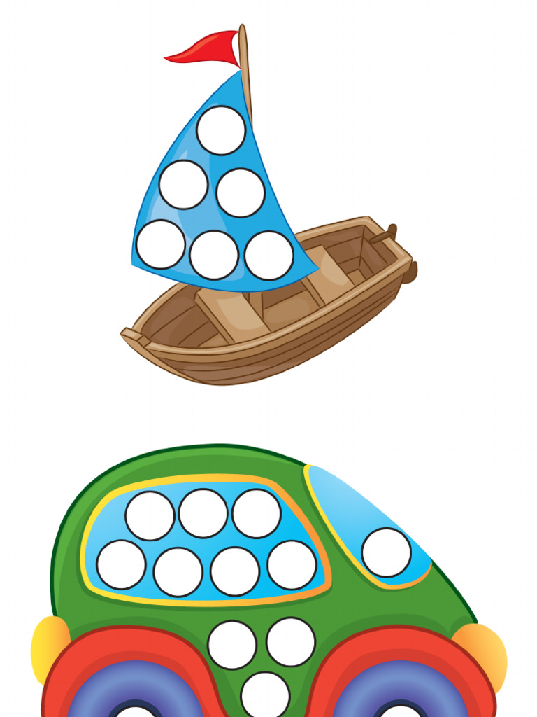 Transportation Toys Do A Dot Printables | PDF
