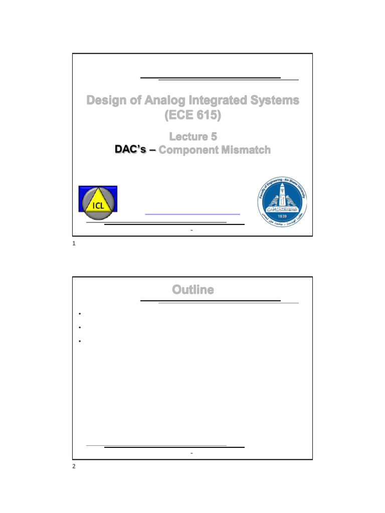 05 - DACs - Component Matching | PDF