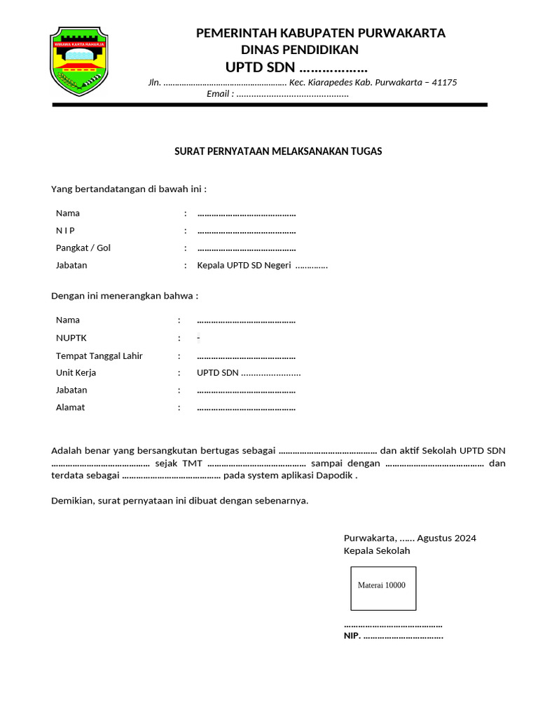Sample SKMT - Permohonan | PDF