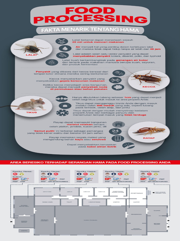 Infographic Pest Fact Food Processing BH | PDF
