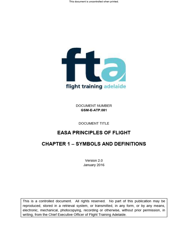Chapter 1 (Symbols and Definitions) | PDF
