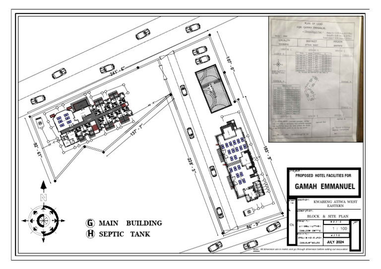 Gamah Emmanuel: Main Building Septic Tank | PDF