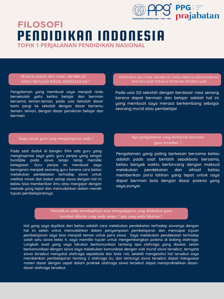 Filosofi Pendidikan Indonesia 1 | PDF