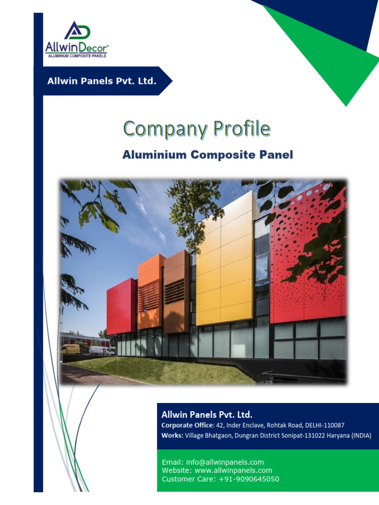 Company Profile-Allwin-Acp | PDF | Paint | Solvent