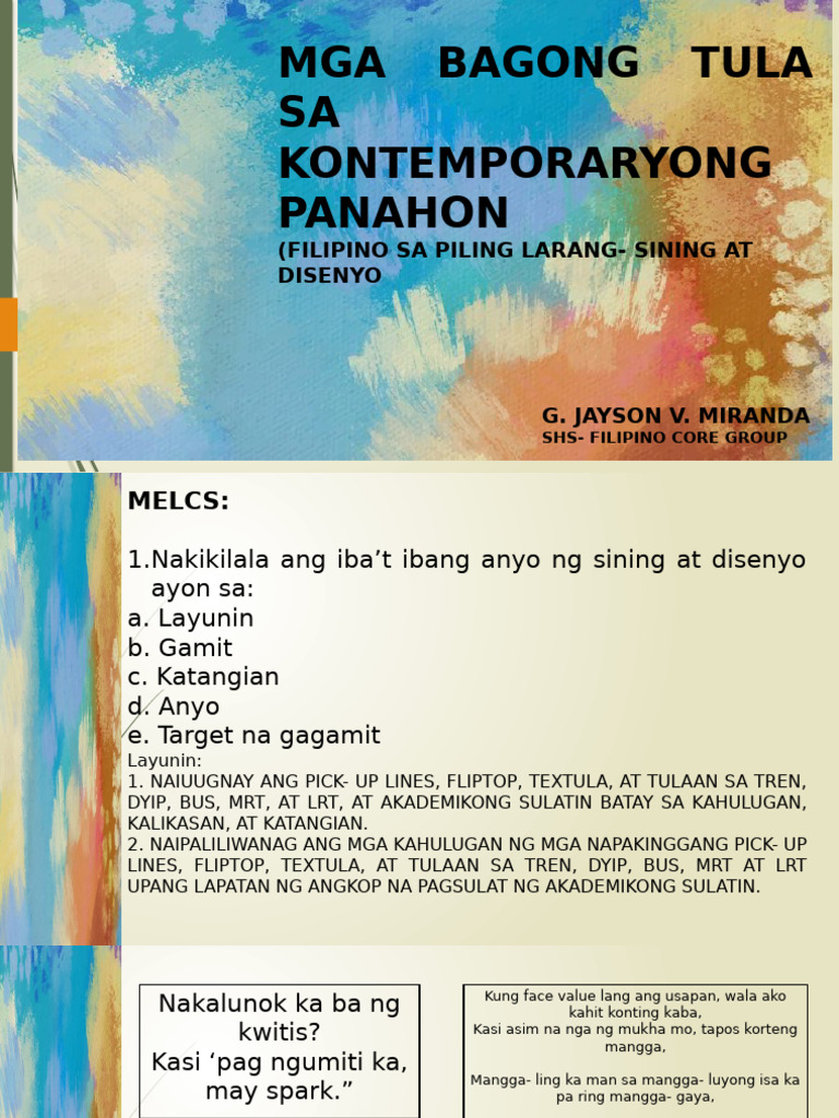 Fpl-Aralin 4 - Artsdesign | PDF