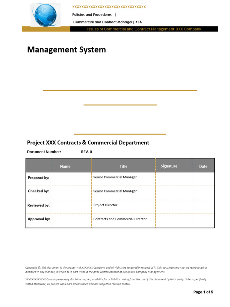 Contract Types Sample For Explanation | PDF