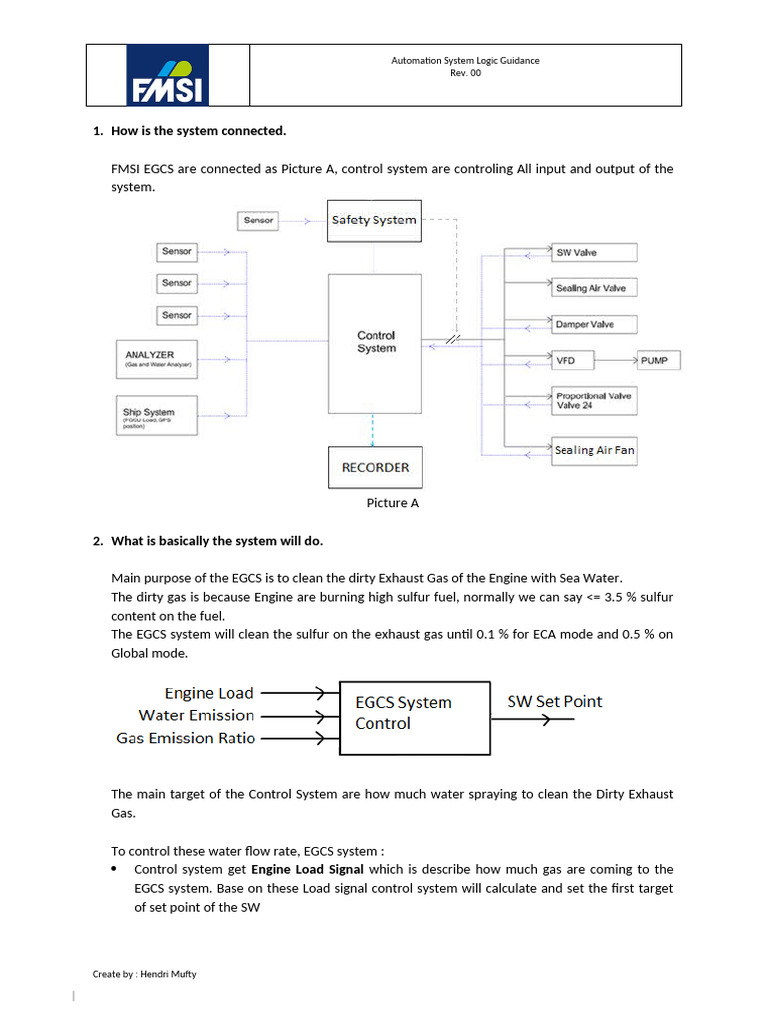 EGCS Automation Logic Reference - Rev. 0 | PDF