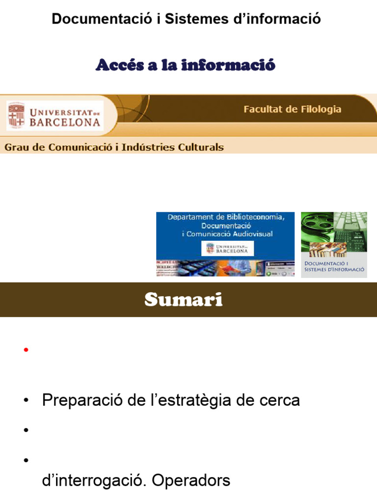 Tema4 Accés A La Informacio | PDF