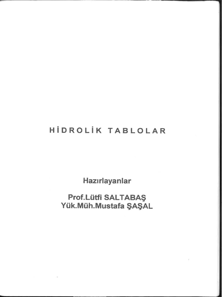 Hidrolik Tablolar-1 - 240809 - 121242 | PDF